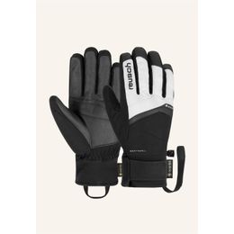 Reusch Damen Skihandschuhe "Blaster GORE-TEX", schwarz-wei&szlig;, Gr. 7,5, mehrfarbig, 90% Polyester, 10% Lederimitat, Handschuhe, mit wasserdichter
