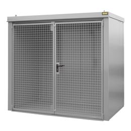 Bauer S&uuml;dlohn Gasflaschen-Container GFC-B M3, lackiert, Mausgrau (4477-33-0000-7005)
