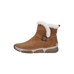Rieker Stiefelette Damen Gr&ouml;&szlig;e 38 hellbraun / wei&szlig; Winterschuhe