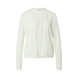 Cardigan s.Oliver, Damen, Gr. 40, wei&szlig;, Feinstrick, Obermaterial: 50% Baumwolle, 50% Viskose, unifarben, tailliert h&uuml;ftbedeckend, V-Ausschnitt, Strickjacken, ohne Verschluss und mit V-Ausschnitt