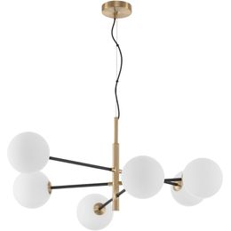 NOVA LUCE H&auml;ngeleuchten "VITTA", gold (goldfarben), 6, &Oslash; 103cm H: 136cm, 1 Stk., Leuchten, Ohne Beleuchtung