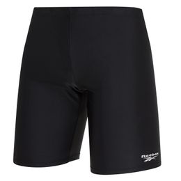 Reebok Herren Badeshorts "Ensley", schwarz, Gr. S, Microfaser, Obermaterial: 80% Polyamid, 20% Elasthan, Badehosen, mit innenliegender Kordel und