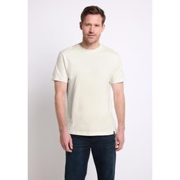 Street One MEN Herren T-Shirtarctic beige, Gr. XL, unifarben, Web, 100% Baumwolle, Shirts, aus reiner Baumwolle
