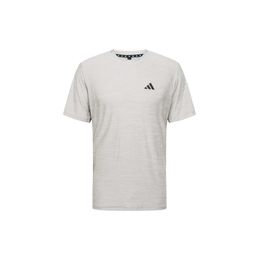 adidas Performance Sportshirt 'Train Essentials' Herren Gr&ouml;&szlig;e M graumeliert / schwarz
