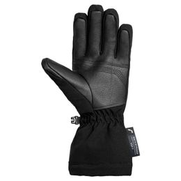 Reusch Damen Skihandschuhe "Couloir R-TEX XT", schwarz, Gr. 7, mehrfarbig, 90% Polyester, 10% Lederimitat, Handschuhe, mit wind- und wasserdichter