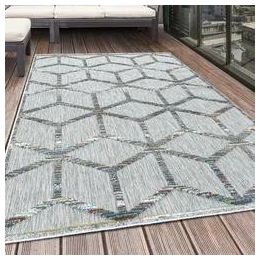 Teppich Ayyildiz TEPPICHE "BAHAMA 5151", bunt (multi), B:140cm H:8mm L:200cm, Polypropylen, Teppiche, Teppich, L&auml;ufer, Flachflor mit Hoch-Tief-Struktur, In-und Outdoor geeignet