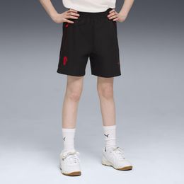Puma Kinder Shorts "AC Milan PumaTECH Relaxed Gewebte Shorts Jugendliche", rot, Gr. 140, unifarben, Obermaterial: 50% Elastomultiester, 50%