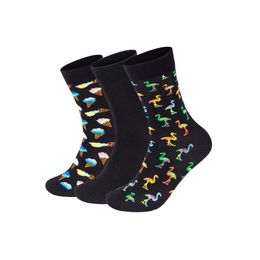 Happy Socks Socks female Black size 41-46
