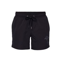 JOOP! JOOP Herren Badeshorts "Badeshorts Solid Cornflower Swimshorts", schwarz, Gr. L, Obermaterial: 100% Polyester PES., Badehosen