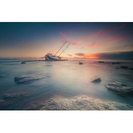 Fototapete papermoon "Photo-Art DANIELE ATZORI, ADRESSE", bunt, B:5m L:2,8m, Vlies, Tapeten