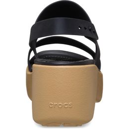 Crocs Damen Plateausandale "Brooklyn Sky Sandal", Gr. 38, schwarz, Croslite , Schuhe, Sandalette, Sommerschuh mit Riemenverschluss