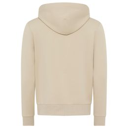 BOSS Green Herren Kapuzensweatjacke "Saggy", beige, Gr. XXXL, Sweatware, Obermaterial: 95% Baumwolle, 5% Elasthan, Sweatjacken, mit BOSS Aufdruck