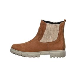 Ricosta Damen Stiefelette "Ricosta Stiefelette Leder/Textil", Gr. 38, braun, Leder, Textil, Schuhe