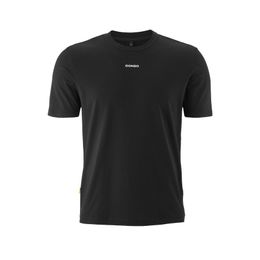 Gonso Herren Rundhalsshirt "Off-Bike T-Shirt M", schwarz, Gr. XL, 45% Baumwolle, 45% Modal, 10% Elasthan, Shirts, Herren T-Shirt mit Logo, Off-Bike