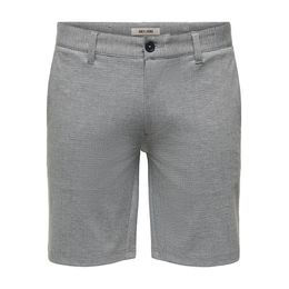 Only & Sons Only & Sons Shorts 'ONSMark' Herren Gr&ouml;&szlig;e 34 hellgrau / dunkelgrau