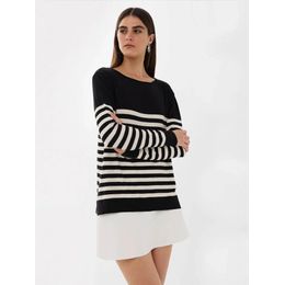 Hiccup Pullover Damen Gr&ouml;&szlig;e M schwarz / wei&szlig;