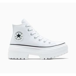 Sneaker Converse "CHUCK TAYLOR ALL STAR LUGGED HEEL", Damen, Gr. 37,5, wei&szlig;, schwarz, egret, Textil, Schuhe Sneaker