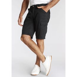 MAN'S WORLD MAN'S WORLD Herren Cargobermudas, schwarz, Gr. 66, unifarben, Obermaterial: 100% Baumwolle, Hosen, auch in Gro&szlig;en Gr&ouml;&szlig;en
