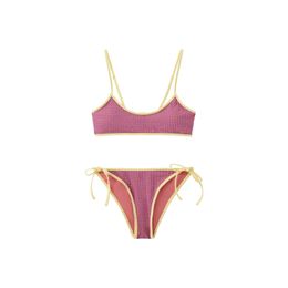 MANGO TEEN Bikini 'Tiana' Damen Gr&ouml;&szlig;e S gelb / lila / orange