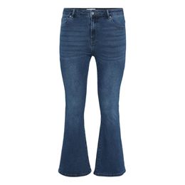 Only Carmakoma Jeans 'CARREESE' Damen Gr&ouml;&szlig;e 37/38 dunkelblau