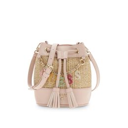 Guess Schultertasche M&auml;dchen Gr&ouml;&szlig;e One Size beige / hellpink