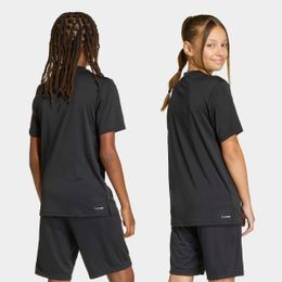 Jungen T-Shirt "J TR-ES BL T", schwarz, Gr. 152, adidas Sportswear, Obermaterial: 100% Polyester, Shirts