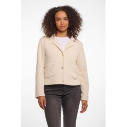 Rino & Pelle RINO & PELLE Damen Cardigan "BOBIEN", beige, Gr. 34, unifarben, Web, Obermaterial: 52% Polyester, 48% Nylon, Strickjacken, mit Reverskragen und