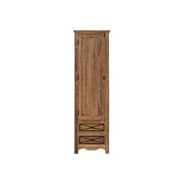 Garderobenschrank Akazie 60x40x200 natur versiegelt NATURE OF SPIRIT #309