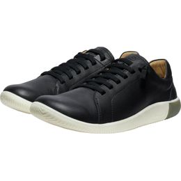 Keen Herren Barfu&szlig;schuh "KNX LACE", Gr. 42,5, schwarz-wei&szlig;, Leder, Schuhe