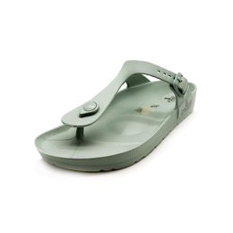 THIES Zehentrenner 'THIES 1856 Ecofoam Thong Sandal vegan' Damen Gr&ouml;&szlig;e 36 hellgr&uuml;n
