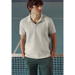 Street One MEN Herren Poloshirtsandwei&szlig;, Gr. XL, meliert, Web, 62% Baumwolle, 35% Polyester, 3% Elasthan, Shirts, aus Baumwolle mit Stretchante
