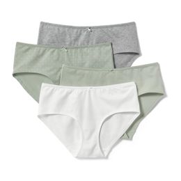Tchibo - 4 Pantys - Damen - Gr. L - wei&szlig;
