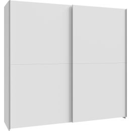 Schwebet&uuml;renschrank FORTE "2 Schiebet&uuml;ren, Made in Europe, stabil und zeitlos", wei&szlig;, B:200,1cm H:190,5cm T:61,2cm, Holzwerkstoff, Schr&auml;nke, Schwebet&uuml;renschrank, in verschiedenen Farben und Breiten