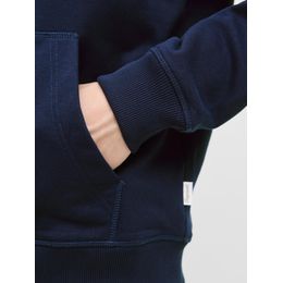 Jack & Jones JACK & JONES Herren Kapuzensweatshirt "JORNORREBRO EMB SWEAT ZIP HOOD NOOS"ocean cavern, Gr. S, bedruckt, angeraute Sweatware, Obermaterial: 89%