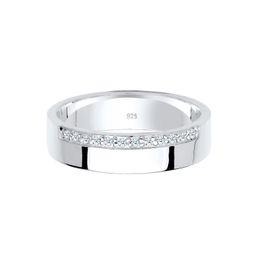 Elli DIAMONDS Damen Verlobungsring "Verlobungsring Diamant Brillantschliff (0.06 ct) 925 Silber", 54mm, 0,06 P1 = bei 10-facher Vergr&ouml;&szlig;erung