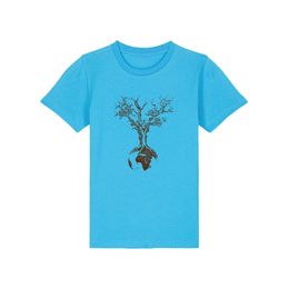 Life-tree Shirt 'Weltenbaum' M&auml;dchen Gr&ouml;&szlig;e 152/158 aqua