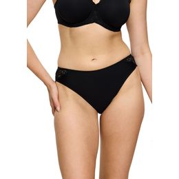 Triumph Damen Slip "Amourette Tai", Gr. 42, schwarz, Microfaser, Obermaterial: 83% Polyamid, 17% Elasthan, Unterhosen, Stretch-Spitze