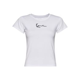 Karl Kani Damen T-Shirt "Karl Kani Damen"wei&szlig;, Gr. L, bedruckt, 95% Baumwolle, 5% Elasthan, Shirts