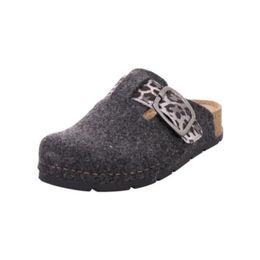 Rohde Damen Hausschuh "Rohde Hausschuhe Filz", Gr. 36, grau, Filz, Schuhe