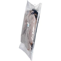 Kleidersack Wenko "Vakuum Gr&ouml;&szlig;e L & XL", transparent, Kunststoff, Kleiders&auml;cke, Vakuumbeutel f&uuml;r Kleidung, platzsparend im Kleiderschrank