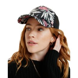 Trucker Cap Roxy "Beautiful Morning", Damen, grau (anthrazit wind swept floral), Kunstfaser, Caps