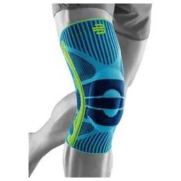 Kniebandage Bauerfeind "Knee Support", Gr. XXL, blau, Obermaterial: 57% Baumwolle, 41% Polyester, 2% Elasthan, Bandagen Kniebandage