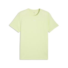 Puma Herren Trainingsshirt "TAD ESSENTIALS Meliertes T-Shirt mit Cat Logo Herren", gr&uuml;n, Gr. L, Obermaterial: 100% Polyester, Shirts
