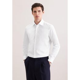 Seidensticker Herren Businesshemd "Schwarze Rose", wei&szlig;, Gr. 36, unifarben, 100% Baumwolle, Hemden, Slim 1/1 Kentkragen Uni