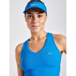 Sportkind Sportcap Damen Gr&ouml;&szlig;e 54/64 cyanblau