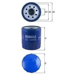 Mahle KNECHT &Ouml;lfilter OC 1268/8 &Oslash;76,0mm 76,0mm f&uuml;r CADILLAC (SGM) BUICK VAUXHALL CHEVROLET OPEL 95530084 55495105 55501357