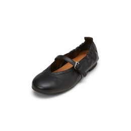 Marc O'Polo MARC O'POLO Damen Ballerina "aus edlem Rindleder", Gr. 38, schwarz, Obermaterial: 100% Leder (Rind), unifarben, Schuhe