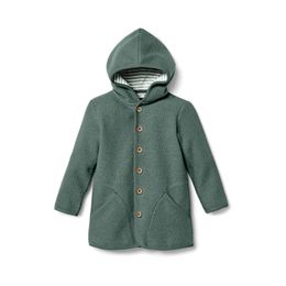 Tchibo - Kinder-Walkjacke mit Merinowolle - Baby - Gr. 86/92 - dunkelgr&uuml;n
