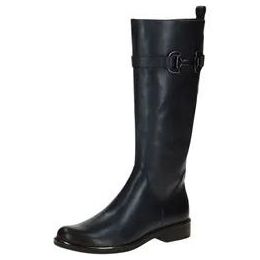Stiefel Caprice "Caprice Stiefel Leder", Damen, Gr. 38,5, ocean, Leder, Schuhe Stiefel