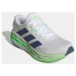 Laufschuh Adidas PERFORMANCE "ADISTAR 4", Damen, Gr. 42, cloud wei&szlig;, tech indigo, lime burst, Textil, Schuhe Laufschuh